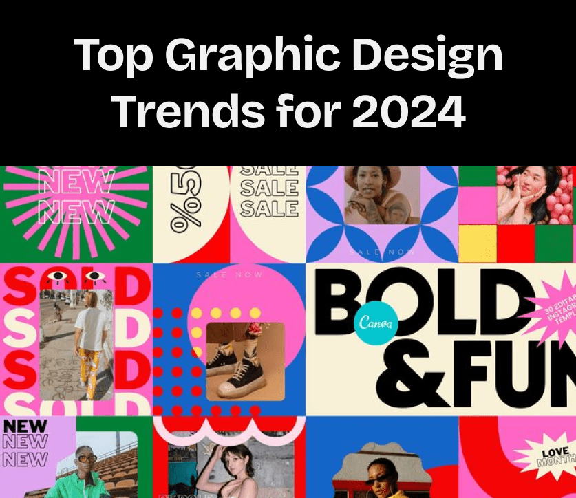 Top Graphic Design Trends in 2024 2024 - Red Baton